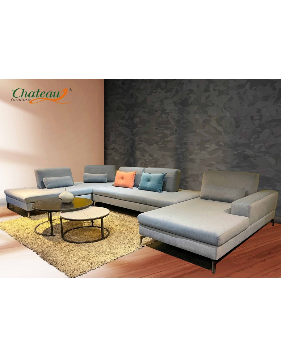 Push Back Sofa Corner Set